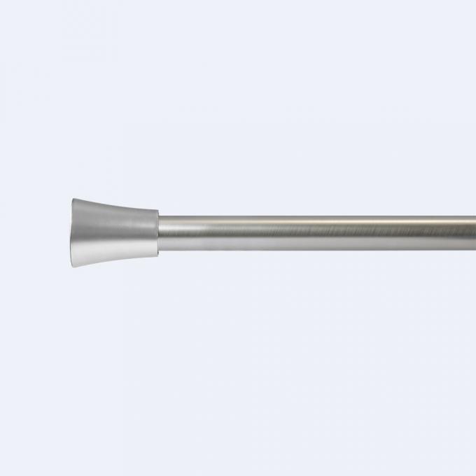 Aluminum Cylinder Finial 2 Meters Metal Pipe Curtain Rod For Window ...